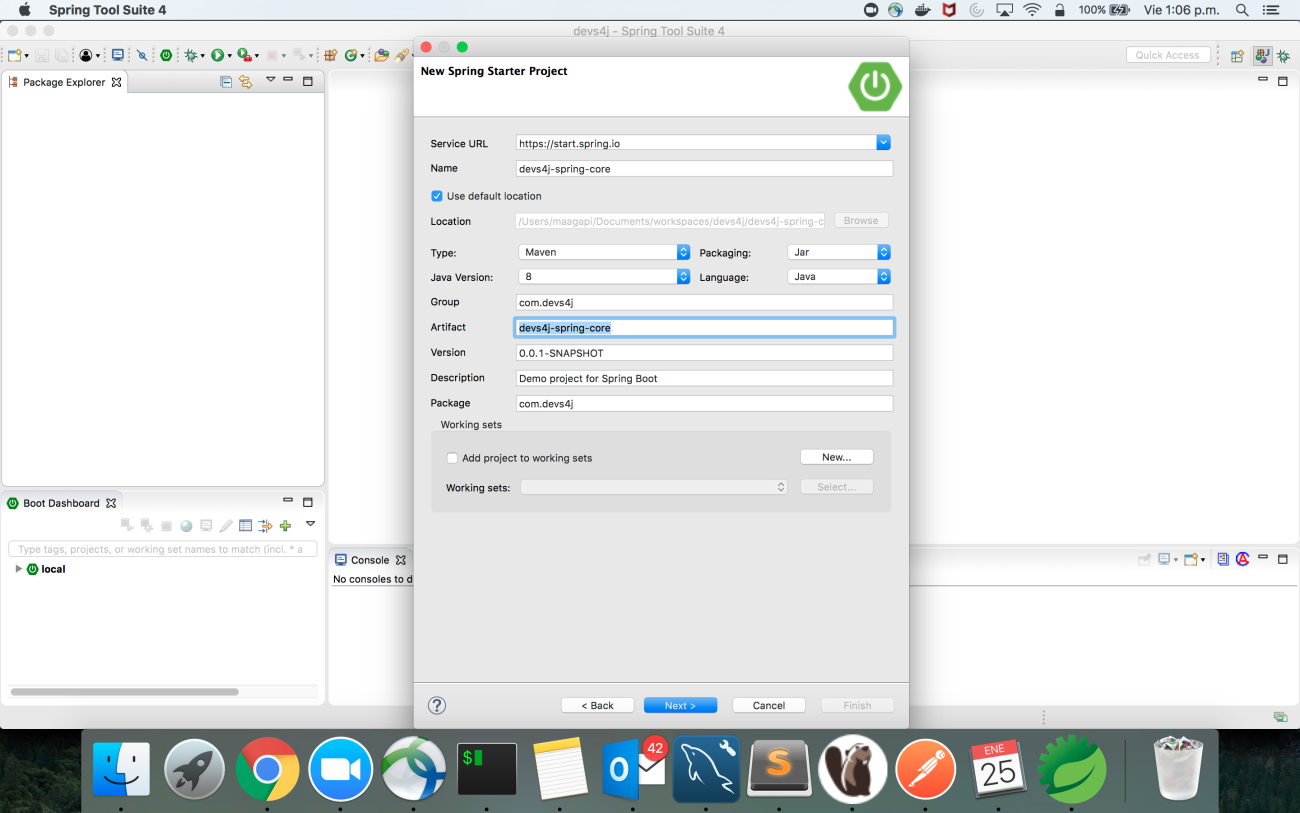 Spring framework 5 : Creando un proyecto de Spring – Programa en Línea
