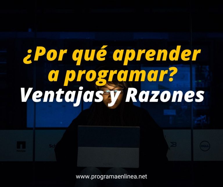 ¿Por qué aprender a programar? Ventajas y Razones – Programa en Línea